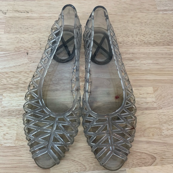 Shoes | See Through Gray Flats | Poshmark
